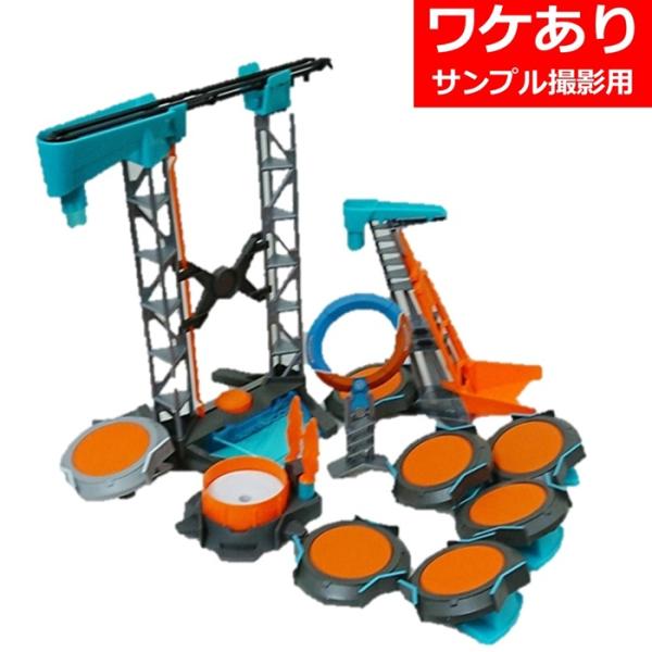 訳あり・アウトレット品商品画像撮影用に開封しておりますブランド：CCP シー・シー・ピー空間迷路装置トランポリンやタワーなどのパーツを自由に配置して、鉄球をゴールへ導く革新的知能派ゲーム!決まった説明書通りではなく目で見た鉄球の動きから、判...