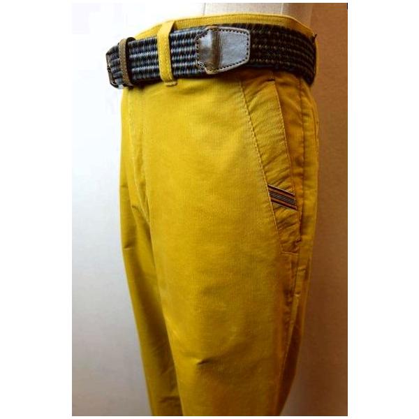 メンズファッション　ブランド「アンジェロガルバス　細コールストレッチパンツ」ウエストまで伸びる伸縮性に優れたカスタムフィット、ゴワゴワとボリューム感を抑え軽い履き心地の細コーデュロイ生地使用、斜めポケットのノータックカジュアルパンツです。&...