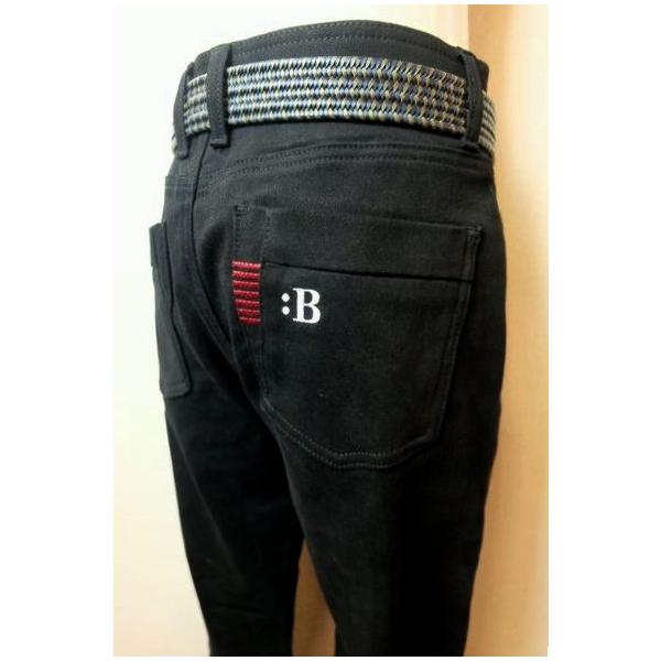 メンズファッション　ブランド「コードビー　裏起毛ストレッチジャージジーンズ」ウエストまで伸びる伸縮性に優れたストレッチジャージ素材使用、暖かい裏起毛のロゴ刺繍入りジーンズです。斜めサイドポケットです。　　●商品コード　　４１５９−４０９１　...