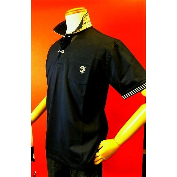 メンズファッション　ブランド「カリーニ　吸汗速乾半袖ポロシャツ」サラッと快適な吸汗速乾素材「クイックドライ」使用、襟ニット生地の半袖ポロシャツです。<br><br>●商品コード　　９２３−２５２１　　●素材　　綿５５...