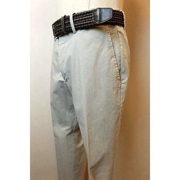 メンズファッション　ブランド「BRO SHIP　イタリア製綿麻ストレッチパンツ」モードとスポーツの融合、新進気鋭イタリアセレクトブランド「BRO SHIP ブロシップ」。伸縮性のある綿麻生地ストレッチパンツです。タイトなシルエットです。独特...