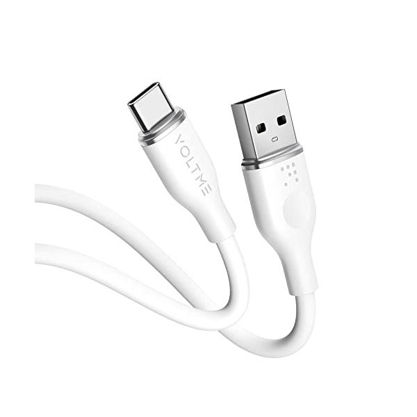 QC3.0対応高速充電 3.6V*20V/3Aまでの急速充電 (Quick Charge 3.0) に対応、USB-Cポートからフルスピードでスマートフォンやタブレットに充電可能。 丈夫かつ柔らかいシリコンusb ケーブル 外装にシリコン素...