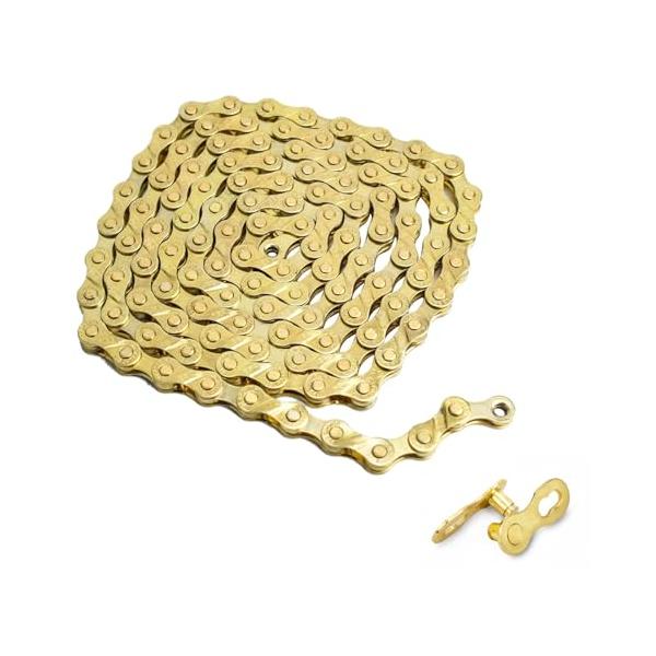 面取り技術：スムーズなギアチェンジ外側の面取り設計により、歯間の干渉を回避するチェーンのギアチェンジがよりスムーズになり、他の人より一歩先んじる合金素材による頑丈な構造：耐久性の高さ合金鋼の構造で、頑丈で信頼性が高いです。長期間にわたり摩耗...