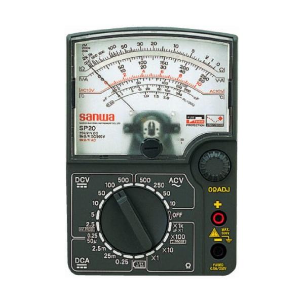 直流電圧:0.25/2.5/5/10/50/100/500V交流電圧:10/50/250/500V直流電流:50μ/2.5m/25m/0.25A抵抗:2k/20k/200k/2MΩコンデンサ容量:500μF産業・研究開発用品/工業用計測器/...