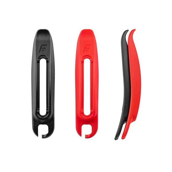 バイオベース ナイロン素材で作られた高強度タイヤレバーきついビード下にも簡単に差し込みやすいフック形状ホールド性に優れたスポークフック2本を一体化するスナップ固定式軽量でかさばらない優れた携行性スポーツ＆アウトドア:自転車:メンテナンス用品...