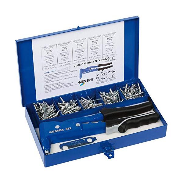 入数:1組サイズ:275*145*40mm材質/仕上:本体:アルミダイキャスト ハンドル部:クロムバナジウム鋼DIY・工具・ガーデン/作業工具/接着・接合工具/ハンドリベッター