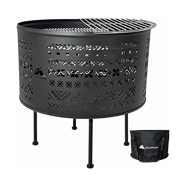 純粋に焚き火を楽しみたい・焚き火を観賞したいという人に向けの焚き火台です。　炎が焚き火台に隠れないので、じっくりと炎を眺めることができます。薪の追加や移動も容易にできるため、火加減の調整がしやすいです。 ビード加工 ビードを入れることで強度...