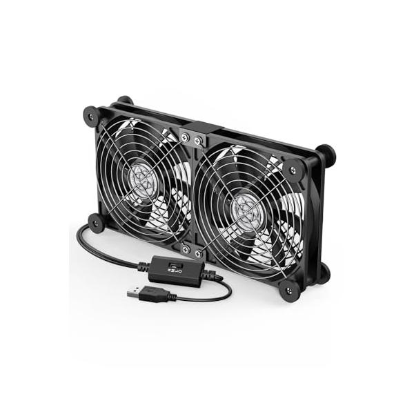 高品質&amp;長時間稼働 PCファンは高品質のモーターを採用し、寿命は通常ファンの2倍以上で、長時間の連続動作が可能です。金属のファンガードが装着されており、作動中にうっかり指を入れてケガをしてしまう心配も不要です。 緩衝パッド付き＆安定...