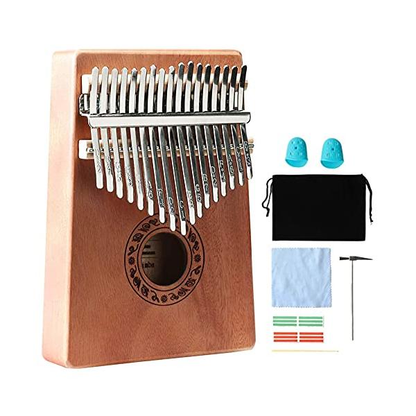 色：Brown 高品質の素材と美しい音色 厳選されたマホガニー材と高品質な鉱石スチールバーを採用し、温かみのある柔らかい音色を実現。心を落ち着かせる癒しのサウンドをお楽しみいただけます。伝統的なカリンバの響きを存分に楽しめる一品です。 人間...