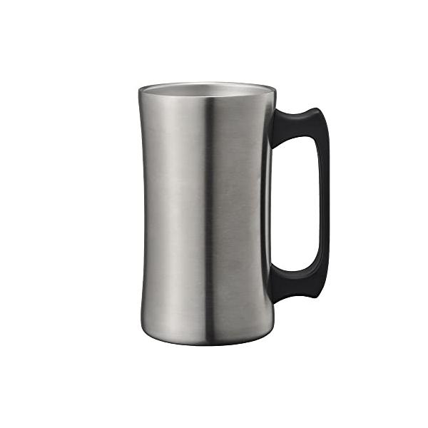 ビールがおいしく飲める! 「泡」と「冷たさ」にこだわった構造。真空断熱構造で、飲みごろ温度を保ちます。飲みごろジョッキはステンレス二重構造で、本体内側と外側の間は真空になっています。そのため外気への熱伝導がおさえられ、冷たいものも温かいもの...