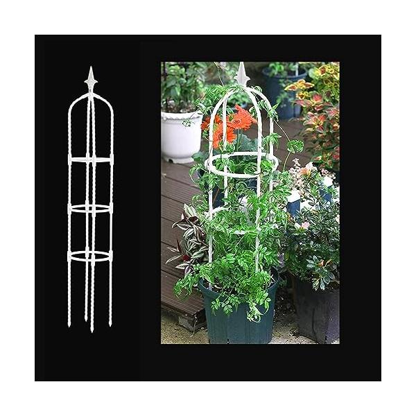 製品仕様 直径20cm、高さ110cm、410g。ネジ、クギ不要で3分だけで組みたてが簡単です。 植物の成長に合わせて、支柱の高さを調整可能です。種から育てたものが庭に咲いたとき、こころも晴れる。 高品質＆安全 プラスチックで覆われたステン...