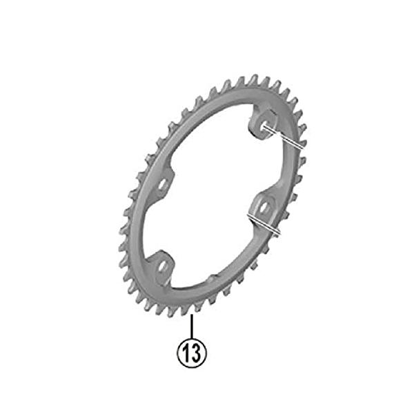 シマノパート:Y0JP98010対応モデル:FC-RX810FC-RX810 チェーンリング 40Tスポーツ＆アウトドア:自転車:自転車パーツ:チェーンリング