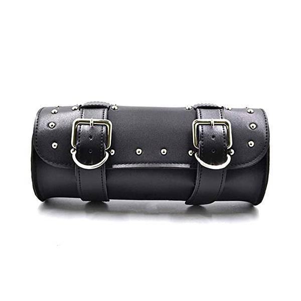 これは、2つのバックルストラップを備えたバイクに非常に便利なPUレザー収納ツールバッグです。これは、バレルラウンド形状のツールバッグの一種で、ストラップを前にすばやくリリースできます。クロムスタッドとハードウェアを備えたスマートな人工皮革と...
