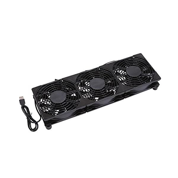 * 3連静音デザイン :3連静音デザイン、静かの状態で外付けHDDケース・スマフォ・ゲーム機・パソコンなど数秒で冷却できます。最大回転数は1100 rpm */-10%(*3基) で、風量 : 38CFM (*3基)です。* 広い応用範囲 ...