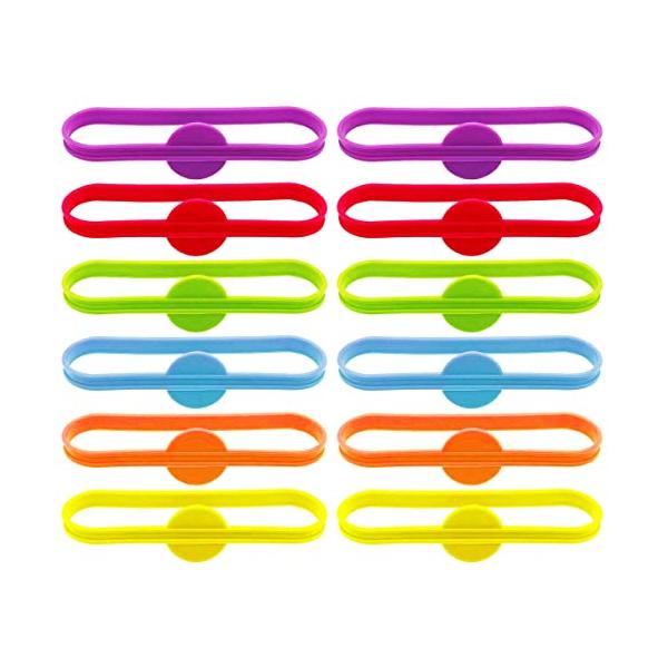 シンプルデザインのグラスマーカー12個セットです。パーティーやイベントで大活躍 カラフルなグラスマーカーを自分のグラスに着ければすぐに見つかる便利アイテム 良質なシリコン製で耐熱、撥水性にに優れお手入れも簡単。 商品内容 グラスマーカー12...