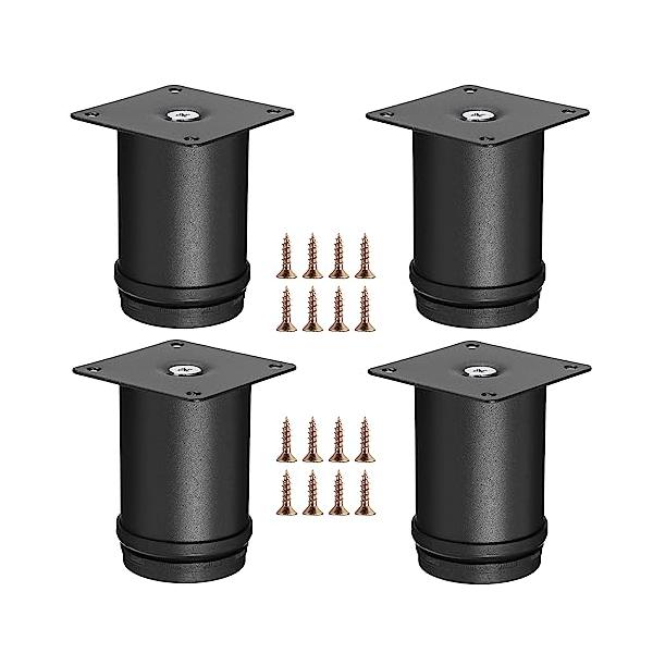 高さ調節可能：この円筒形のキャビネット脚の高さは8cmから9.4cmまで調整でき、ニーズに応じて高さを調整できます取り付けが簡単：対応する穴のネジを締めて、底部を希望の高さまで回転させるだけです。ステンレス鋼製：ステンレス製なので錆びず、水...