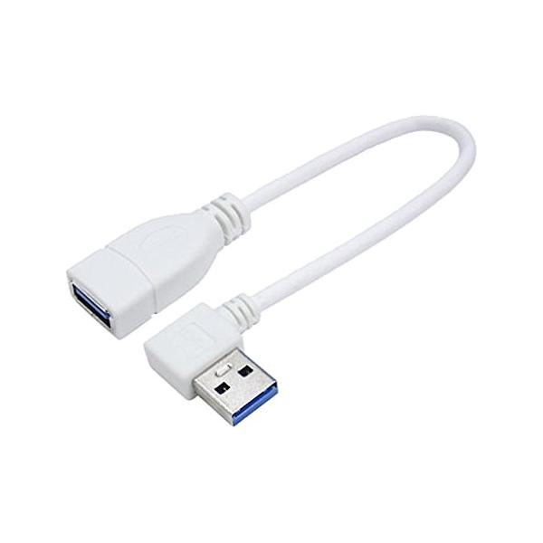 USB3.0端子の向きを変更できるL型延長ケーブルUSB : 3.0 (3.1 Gen1、最大5Gbps)、2.0対応端子1 : USB A(メス)端子2 : USB A(オス)左L型モールド※ご購入前に本製品と接続される端子の向きを良く御...