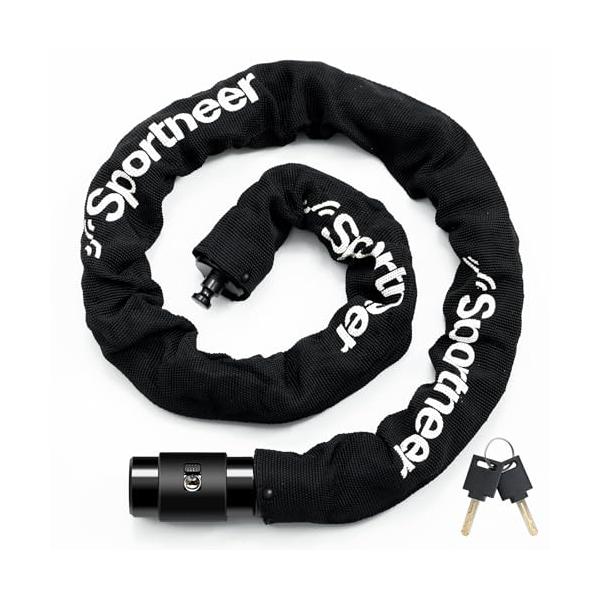 色：ブラックサイズ：100cm 直径8mmの極太チェーン 自転車チェーンロックが太いほど、ご自転車をより安全に保護します。そのため、 高品質のマンガン鋼で作られており、けっこう太い鎖なので、蛇腹タイプやワイヤーロックのように、ニッパーでは切...