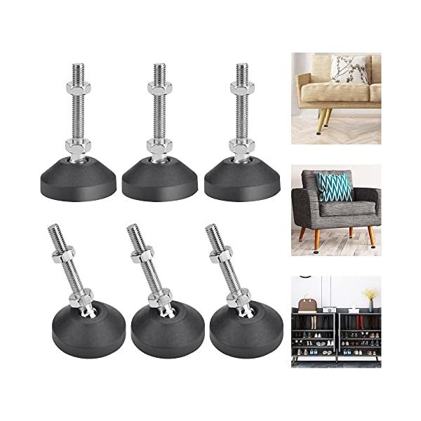 騒音を低減し、床を保護 :家具のバランスを保ち、濡れた地面から遠ざけるために、家具の下部に家具の水平調整脚がよく使用されます。また、ボーナスフロアプロテクターパッドとして使用して、音を減衰させ、鋭いノイズを低減し、怪我や引っかき傷から床を保...