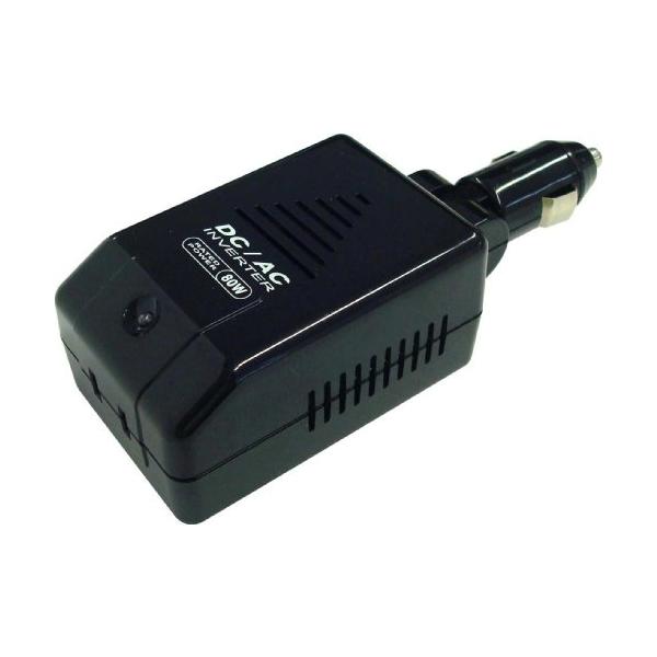 *B*製品概要:*/B*家庭用AC100Vの電化製品を車内で使用できるインバーター。(定格出力80W/最大出力100W)車＆バイク:カーアクセサリ:インバーター・コンバーター