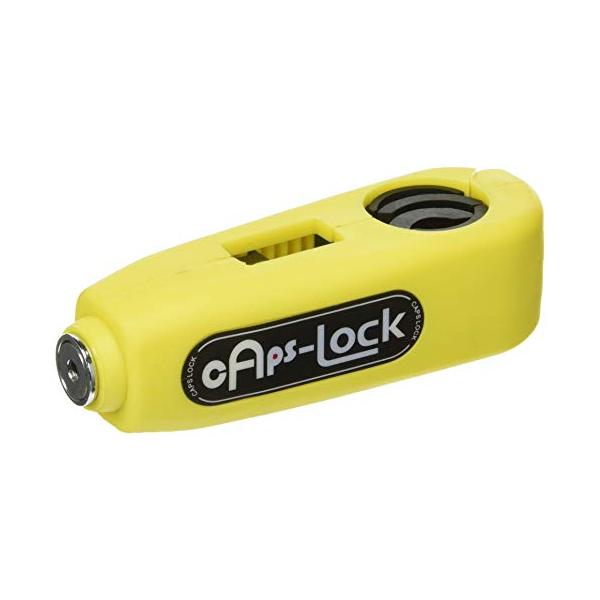 1年保証付  caps-lock[キャプスロック]  イエロー ブレーキレバーロック ブレーキロック ブレーキストッパー aiNET製車＆バイク/バイクアクセサリ/バイク用ロック・アラーム/バイク用ロック