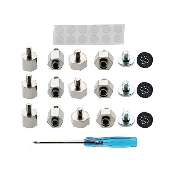 M.2スタンドオフと高さサイズの異なるネジ12セット(2種類のスタンドオフ)、各サイズは6セット、合計12セット。材質:合金鋼、M.2 SSDネジ*Asusマザーボード用六角ナットスタンドオフM.Asus用SSDスタンドオフネジ2本(m.2...