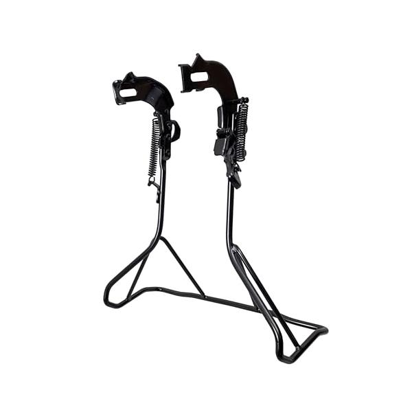 *今までなかった外装モデルでオートロック使用の超幅広タイプのビッグスタンド*抜群の安定性で子供乗せに最適*電動車に最適*オートロックでらくらく*安定・安全・安心*外装変速機車対応*専用台紙付スポーツ&amp;アウトドア:自転車:自転車パーツ...