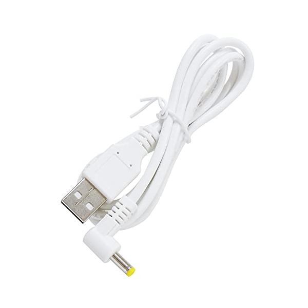 DCプラグ 外径:4.0mm/内径:1.7mm/長さ:10mm/極性:センタープラス コード 長さ:約1m5V/2A対応パソコン・周辺機器/PCアクセサリ・サプライ/ケーブル・アクセサリ/ケーブル/USBケーブル