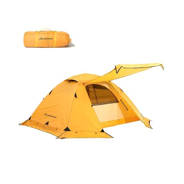 二人用キャンプテント 1*2人用に適したサイズで、展開時は210*150*110cmの広々とした空間を提供します。インナーには通気性の高い150Tポリエステル素材を使用し、フライシートは紫外線を遮断するUPF50*の210Tポリエステル生地...
