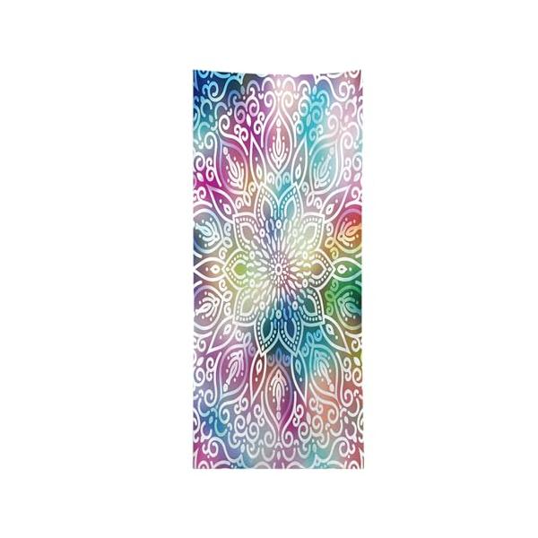 キレイで印象的なデザイン  グラデーションカラーがとても美しいヨガマットラグです ちょうどいい張り感がありながら、軽くて携帯しやすい、上質なマイクロファイバー素材です。 ヨガ愛好家向け※ 弾力性のあるヨガタオルなので、しっかりと踏み込んでポ...