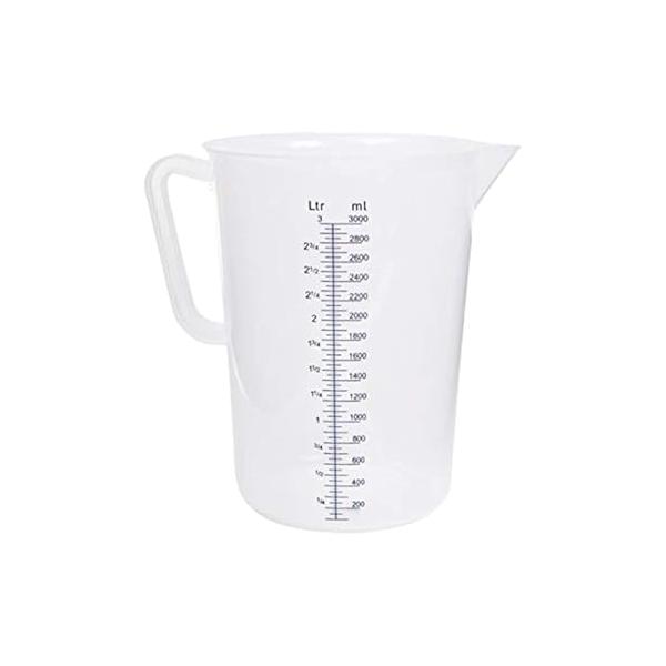 容量:3.0L目盛:100ml 印刷目盛/25ml耐熱温度120*ホーム＆キッチン:キッチン用品:調理・製菓道具:計量・温度計・タイマー:計量カップ