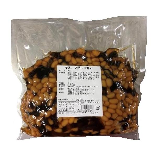 原材料：大豆 北海道 、砂糖、ぶどう糖、発酵調味料、水飴、昆布、醤油、食塩／ソルビトール、調味料 アミノ酸等 、ｐH調整剤、保存料 ソルビン酸K)、漂白剤 亜硫酸塩 、 一部に小麦・大豆を含む 商品サイズ(高さx奥行x幅):3.5cm*21...