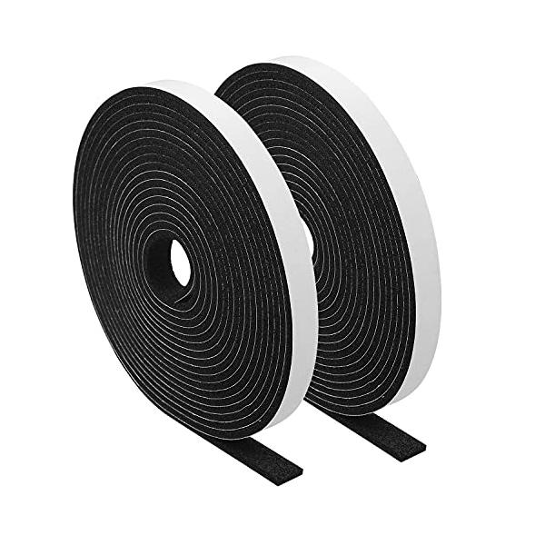 安全性ある発泡ゴム  NBR*PVC特殊発泡素材から作られで、 *40*Ｃから90*Ｃまでの温度範囲で使用することができます。環境に優しい材料、強い反発力、十分な柔軟性、無毒無害  このフォームシールテープは冬に熱損失を減らすだけでなく、夏...