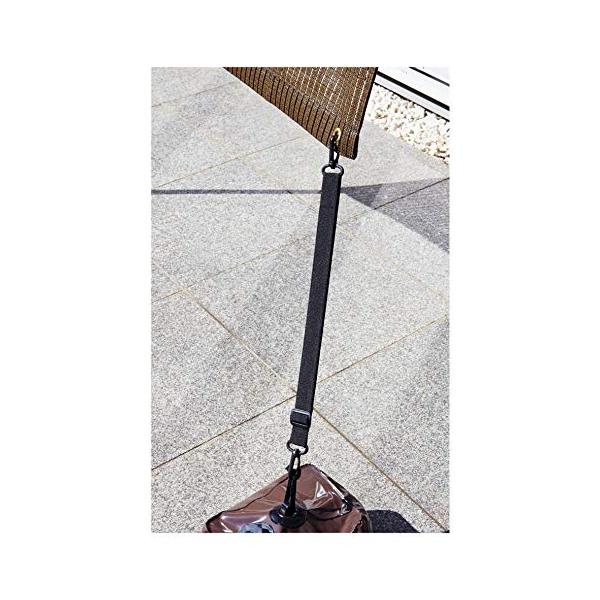 フックで取付簡単、オーニング用ゆれ吸収伸縮バンド材質：バンド/ポリエステル・ゴム、フック/ポリアセタール、アジャスター/ポリアセタール、ロープ/綿耐荷重：3kg/組DIY・工具・ガーデン:エクステリア:オーニング・シェード