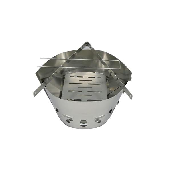 とにかく組立が簡単 使う時はパコッと開いて、ロストルをパチッとはめるだけでご使用頂けます。 片づけも楽 片づけの際は両側から潰すように力を入れるとロストルが外れます。後はパコッと閉じるだけ。底面が灰受になっているので、灰も捨てやすいです。 ...