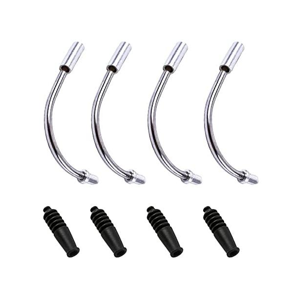 製品内容：インナーリード(チューブ)90度*4pcs ゴムチューブ*4サイズ：インナーリード(チューブ)90度71.3mm*69.6mm ゴムチューブ：42mm素材：両端がアルミニウム、中央がステンレススチール，さらにゴムホース付き，オイル...