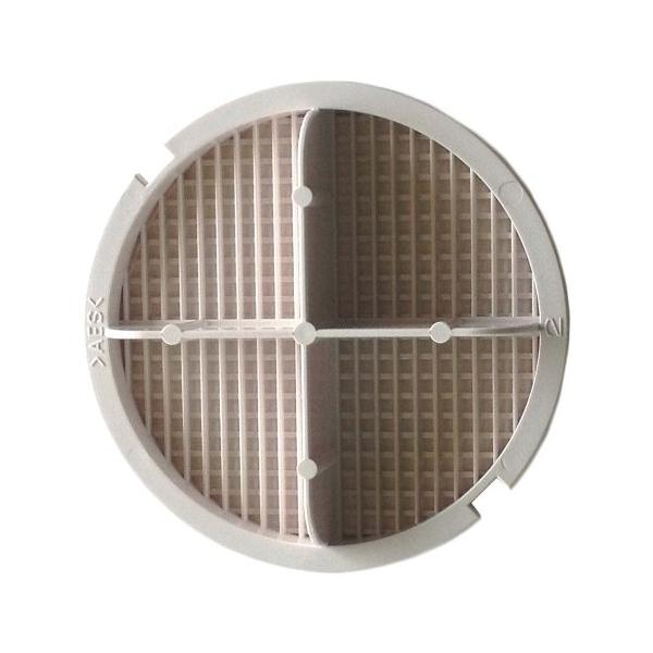 入数1セット1枚入防虫網は十字部分を手でもちます。 取り付ける場合は、奥に押しながら右側に回します。取り外す場合は左に回して引きます。DIY・工具・ガーデン:建築・住宅資材:建具:換気口