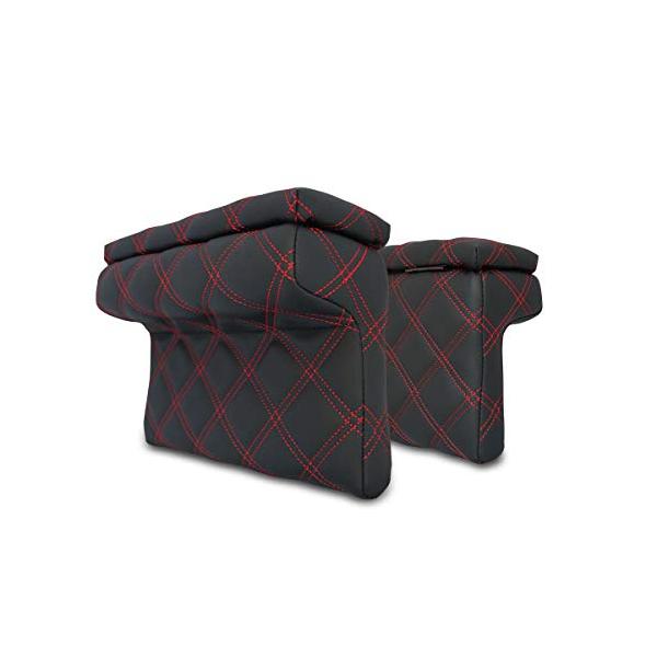 適合車種：ハイエース レジアスエース 200系 1型*8型 平成16年*現行 スーパーGL に適合材質はPVCレザーと低反発ウレタンを使用しております。センターコンソール横の冊子収納部に差し込むだけの簡単装着です。 工具不要 サイズ：縦30...