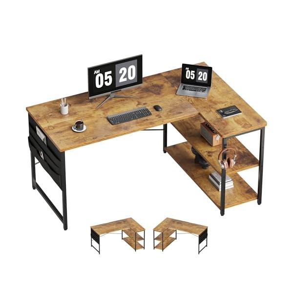 棚は左右に取り替えができる L字型の棚の左右も切り替え自由なので、様々なシーンにあわせます。サイドの収納袋の位置もL字型の本棚の位置に合わせて変えることができます。 棚は左右に取り替えがきく L字型の棚の左右も切り替え自由なので、様々なシー...