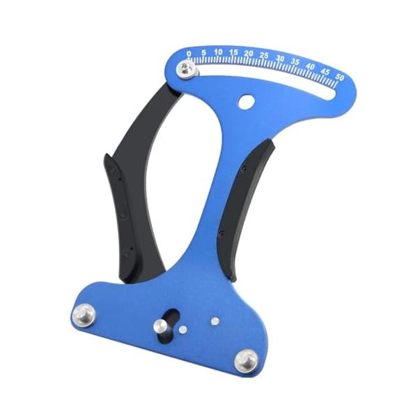 自転車ホイールのスポークテンションを測定するスポークテンションメーターです。スポークに挟むだけで簡単に計測できます。スポークテンションは、スポークの太さ スポーク径 によって変わってきますので、付属の変換用を用いてテンションメーターの値とス...