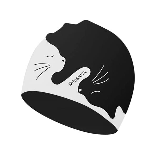 [仕様] 素材:シリコン 重さ:約65g サイズ:F 展開カラー:ブラック 適用対象:大人様[大きいサイズ水泳帽子] 裏面には広く設計された水泳帽で、メンズ、ロングヘア、太い髪、カーリーヘアなど、頭大きい方にはおすすめするスイムキャップにな...