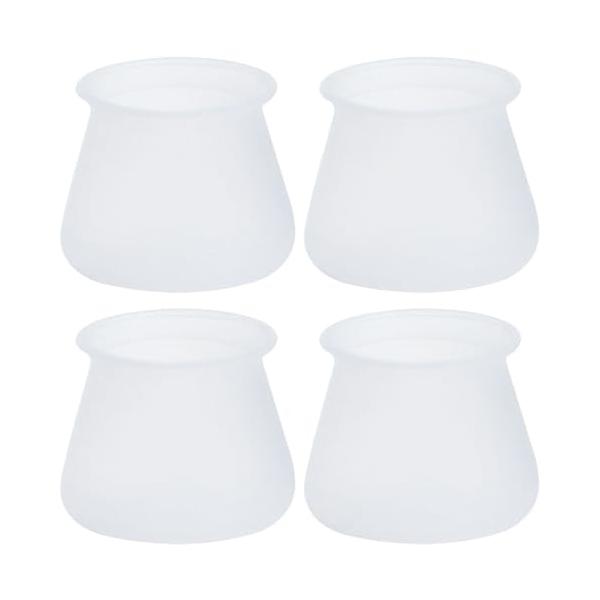 [セット]：テーブル脚カバー4枚1組[サイズ]：テーブル脚カバー長さ：4cm、高さ：3cm、幅：3.4cm、取り付けが簡単で、洗浄後繰り返し使用できる[素材]：柔軟性と強靭性に優れたゴム素材を採用し、装着後も脱落しにくい[滑り止め設計]：内...