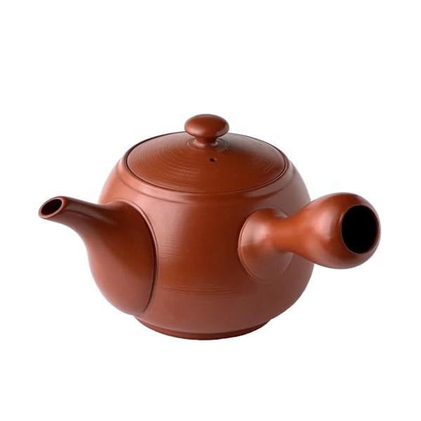 容量:540ml長さ175mm*巾155mm*高さ105mm材質:陶器(ステンレス茶こしアミ付き)重量:320g常滑焼(とこなめやき・愛知県)540ml入り、こだわりの大型急須。常滑といえば朱泥(しゅでい)急須、朱泥急須の陶土は鉄分を多く含...