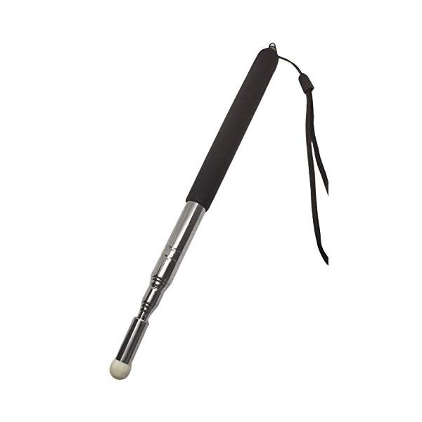 サイズ：使用時1m / 収納時21cm x 直径1.5cm重さ：58g素材：ステンレス、ゴム、フェルトJAN：4589635173076文房具・オフィス用品