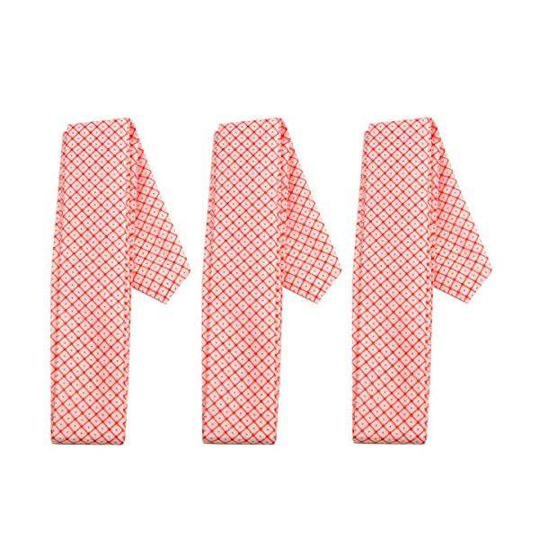 [セット内容]:子供用腰紐*3本 [サイズ]:長さ:約180cm、幅:約4cm [品質と素材]:ポリエステル100％ [色と柄]:疋田柄 [生産国]:中国ファッション:キッズ＆ベビー:ベビー:ベビー服:セレモニー・着物:フォーマル小物