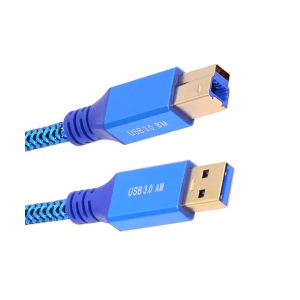 ゴールドシルバーメッキコネクタは、すべてのデバイスとの確実な接続を保証します。 溶接されたデザインと重いケーブルエンドは長持ちし、誤って引っ張られたりしてケーブルが壊れることがありません。USB 3.0ホストとデバイスで使用した場合、最大5...