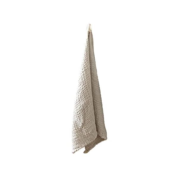 * *奈良伝統のかや生地の大判キッチンクロス *大きさ：約58*85cm 洗い前　※洗い後は約43*70*個別差あり *素材：綿100％* 大判ふきんだから多用途* *かや生地は繊維くずや毛羽立ちが少ないため、食器*などを拭くにも適していま...