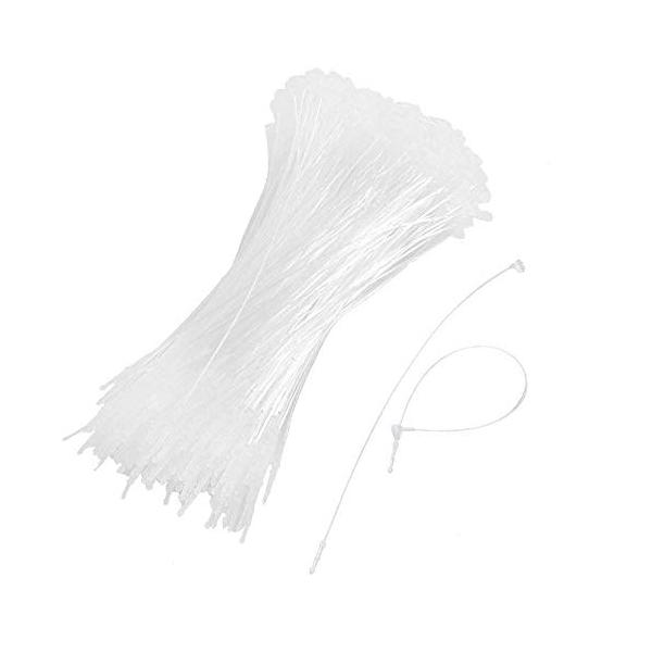 セット内容 タグファスナー ループロック 1000本セット* 2%。 選べる3サイズ 3サイズ：8cm(3インチ)、13cm(5インチ)、18cm(7インチ)。 素材 糸状のPP ポリプロピレン 素材で、細くて丈夫です。 ロック部は左右どち...