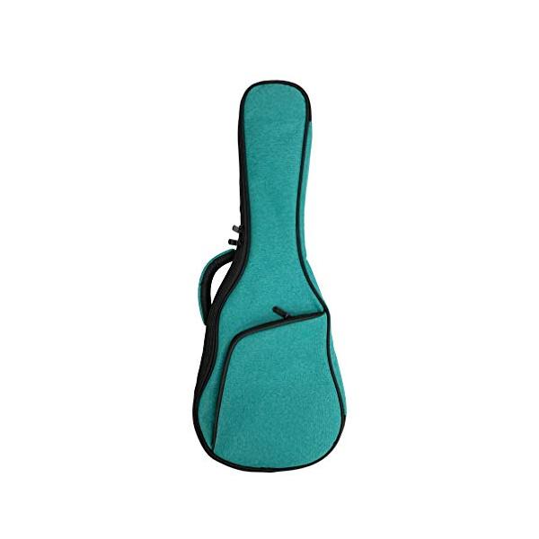 KIWAYAオリジナルソフトケース。軽量で2ショルダー付。マットな質感にシンプルで落ち着いた色合いが使いやすいデザイン。簡易的な薄手のナイロンケースよりもクッション性があり、大切なウクレレを守ってくれます。内寸：全長約660mm/最大横幅約...