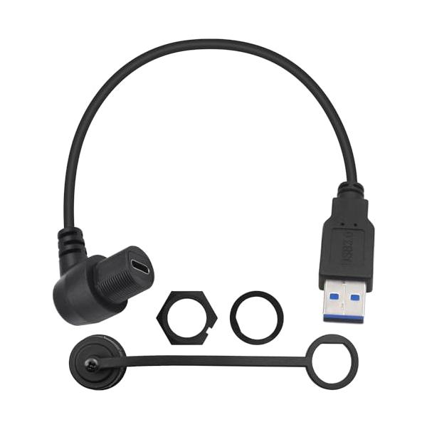 USB 3.0 Type C 3.0カーマウントダッシュフラッシュ防水延長ケーブルは、高品質のPVCと金メッキのプレミアム素材で作られており、丈夫で耐久性があります。 寿命を延ばし、安定した充電データ伝送を可能にします。USB C USB ...